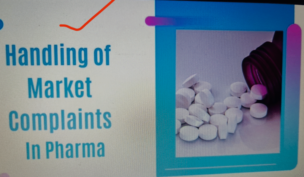 Handling of Market Complaints – Welcome to